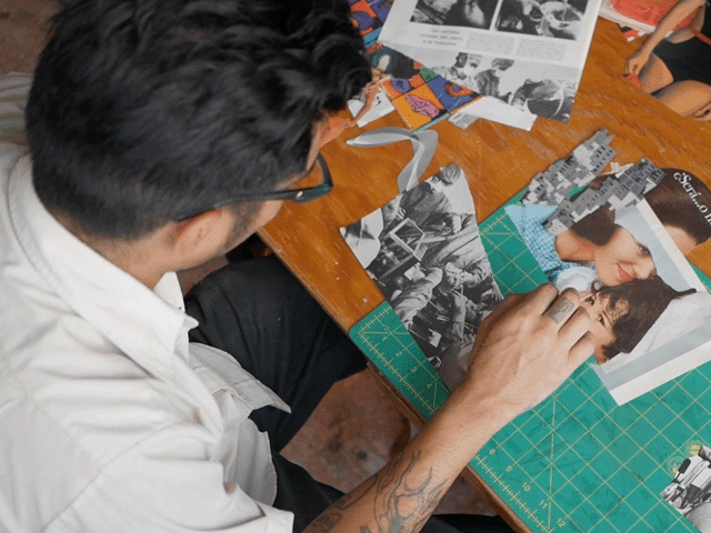 Jay Berrones: Collage Artist